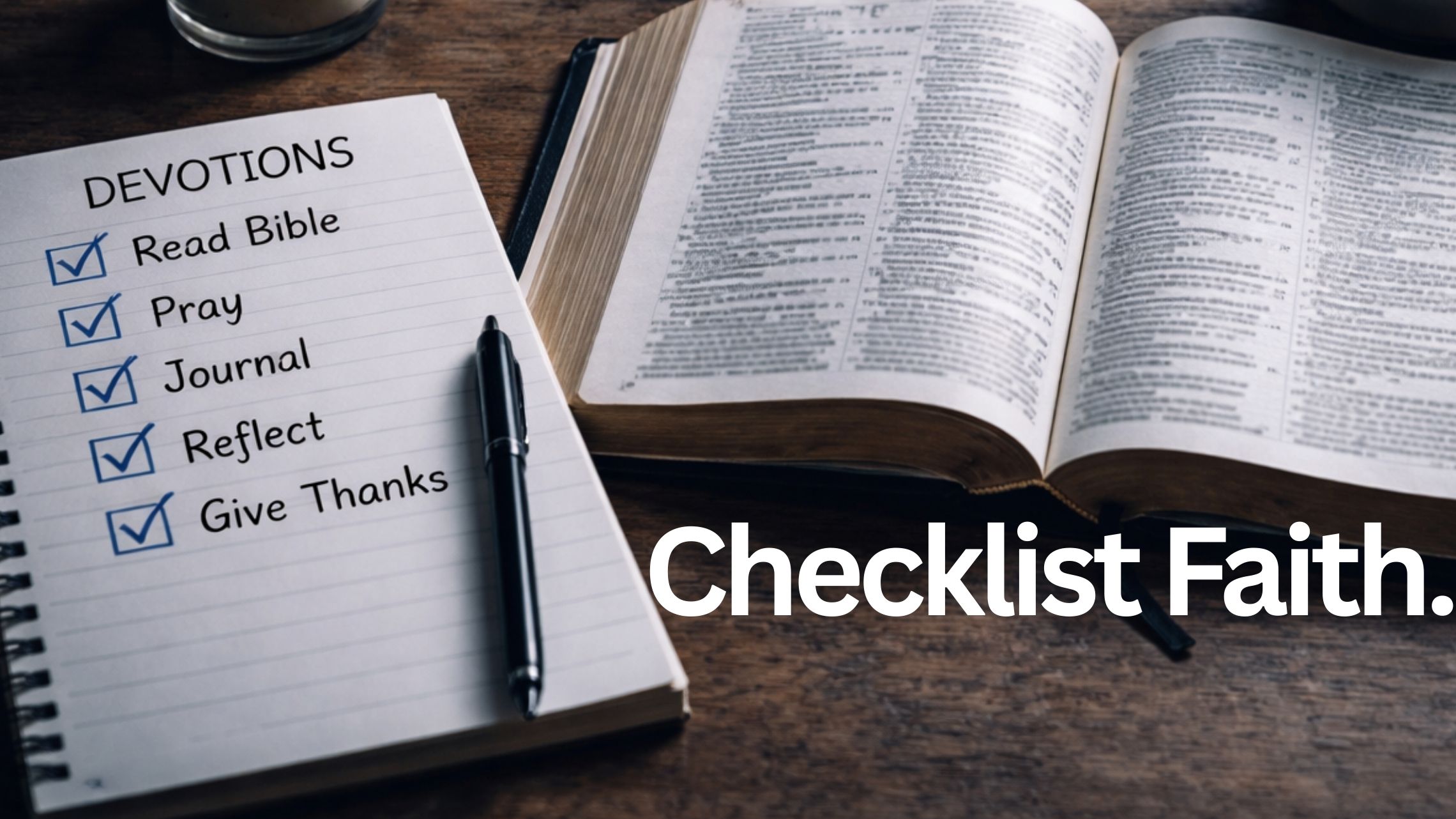 Checklist Christianity: Why Your Quiet Time Might Be Killing You